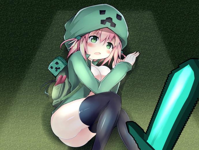 🔥 50 Minecraft Creeper Girl Wallpapers Wallpapersafari