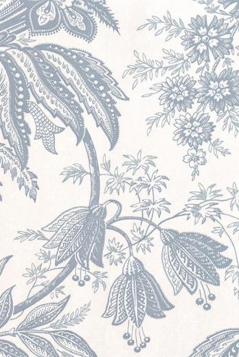 🔥 Free Download Grey Colonial Toile On Soft White Wallpaper All Walls ...