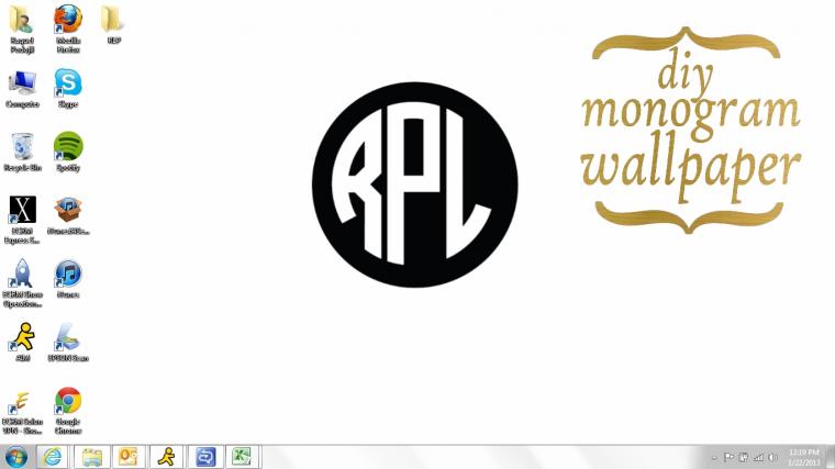 🔥 [90+] Monogram Wallpapers for Computers Free | WallpaperSafari