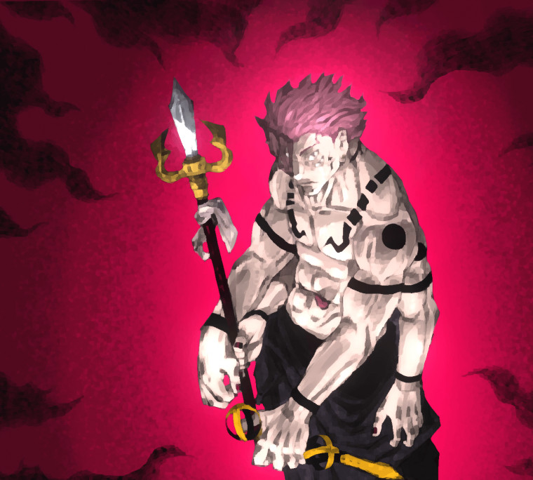 🔥 Free Download Wall Art Print Sukuna King Of Curses Gifts Merchandise ...