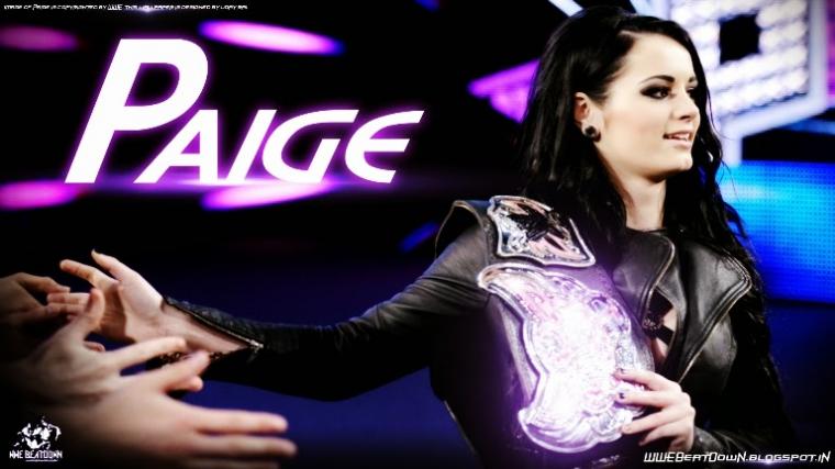 🔥 Free Download Wwe Divas Champion Paige Custom Wallpaper By ...