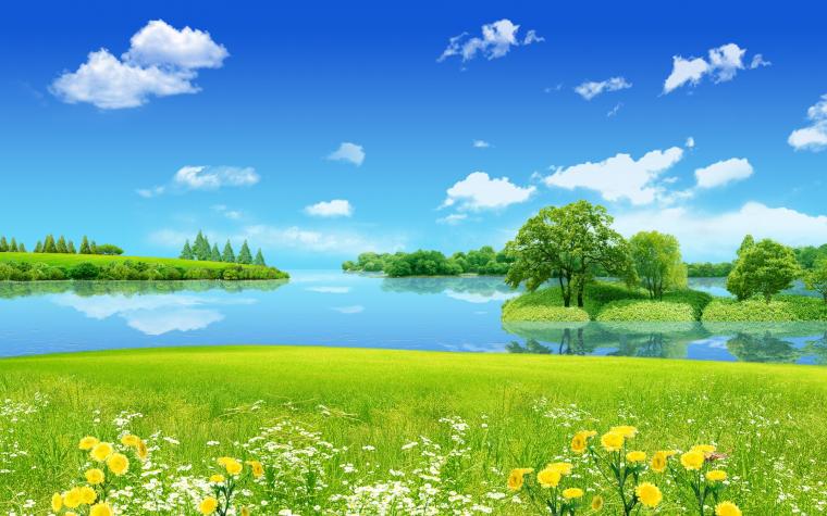 Free download Spring and summer scenery Scenery Pics Wallpaper 22175153 ...