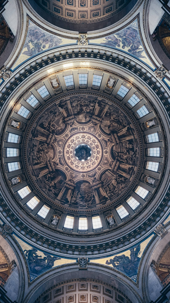 🔥 Free Download St Paul Cathedral Dome Overhead Wallpaper by ...