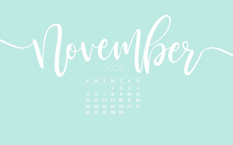 🔥 Free Download November Desktop Wallpaper Cute Calendar by @williame14 ...