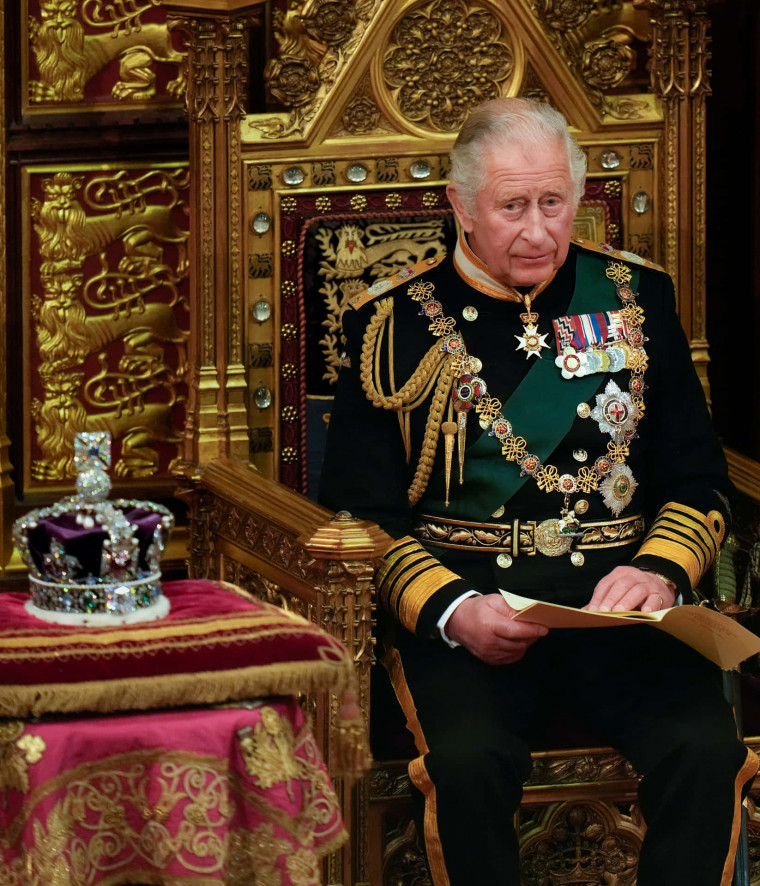 🔥 Free Download King Charles Iii Sitting On Throne Wallpaper by ...