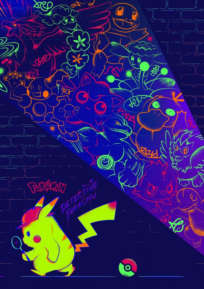 🔥 [20+] Neon Pikachu Wallpapers | WallpaperSafari