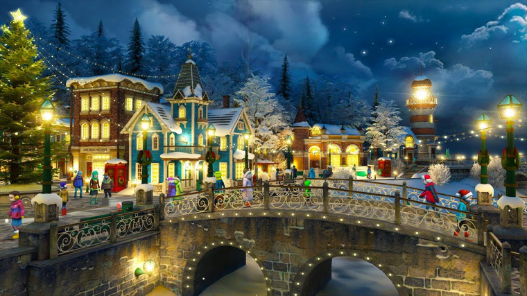 🔥 [10+] Snow Village Christmas Wallpapers | WallpaperSafari