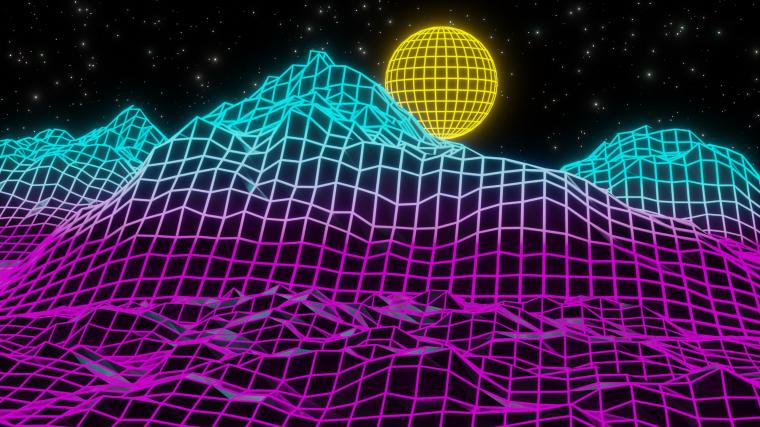 🔥 [10+] Neon Mountain Wallpapers | WallpaperSafari