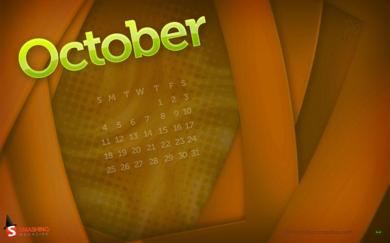 🔥 Free Download Wallpaper Calendar Desktop October Theme Halloween ...