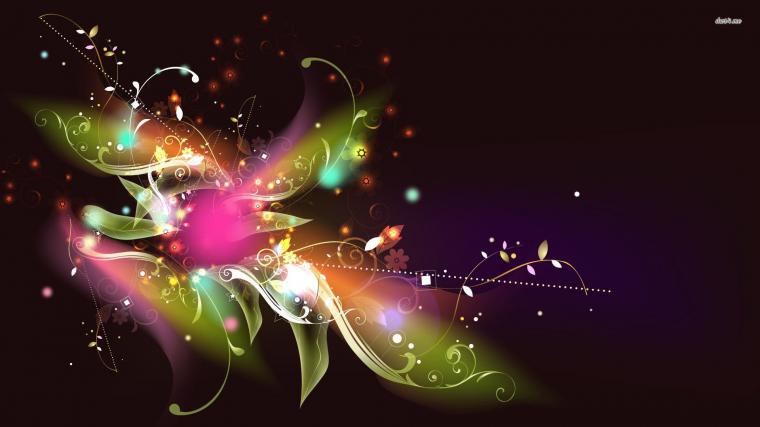 🔥 Free Download Digital Flowers Stylized Flower Wallpaper Art by @jlin ...