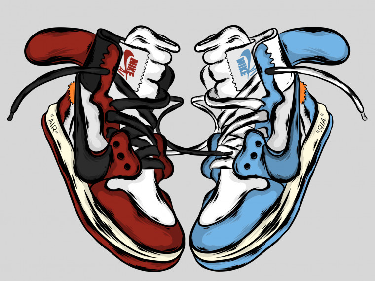 🔥 Free Download Cartoon Nike Shoes Wallpaper On by @matthewharris ...