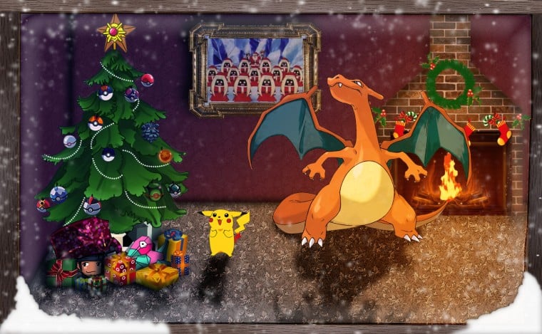 🔥 [80+] Pokemon Christmas Wallpapers | WallpaperSafari