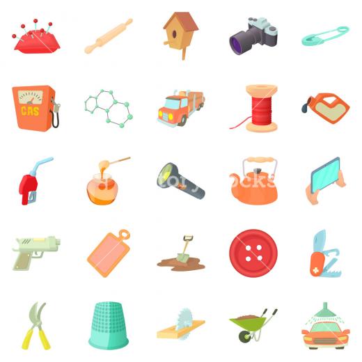 Free download Weaver icons set Cartoon set of 25 weaver icons for web ...