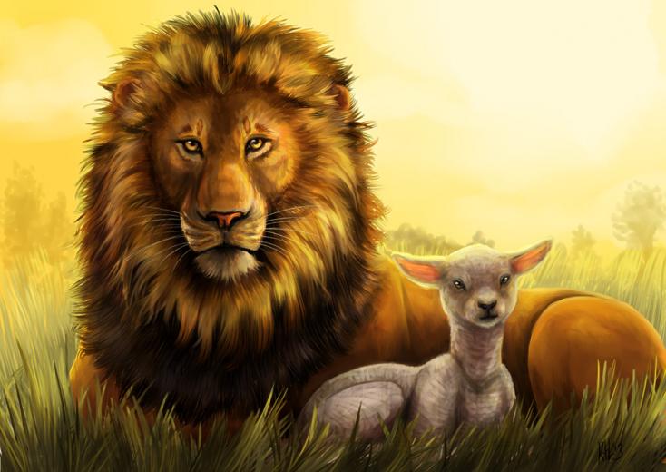 🔥 [50+] Lion and Lamb Wallpapers | WallpaperSafari