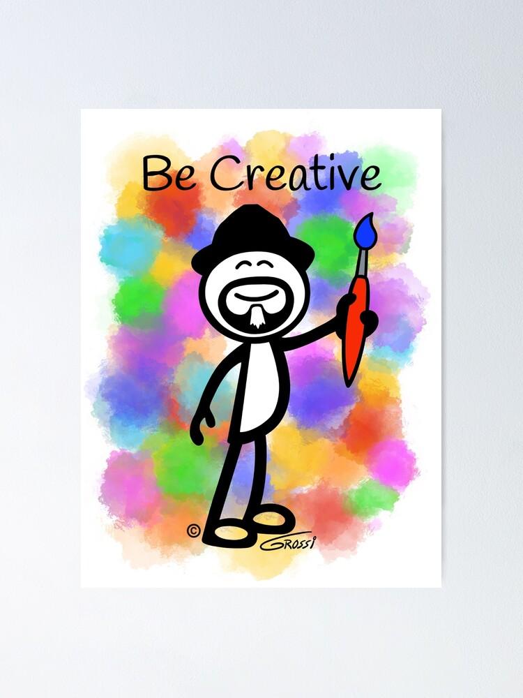 🔥 Free Download Gg Artist Stick Figure Be Creative Paint Splotch ...