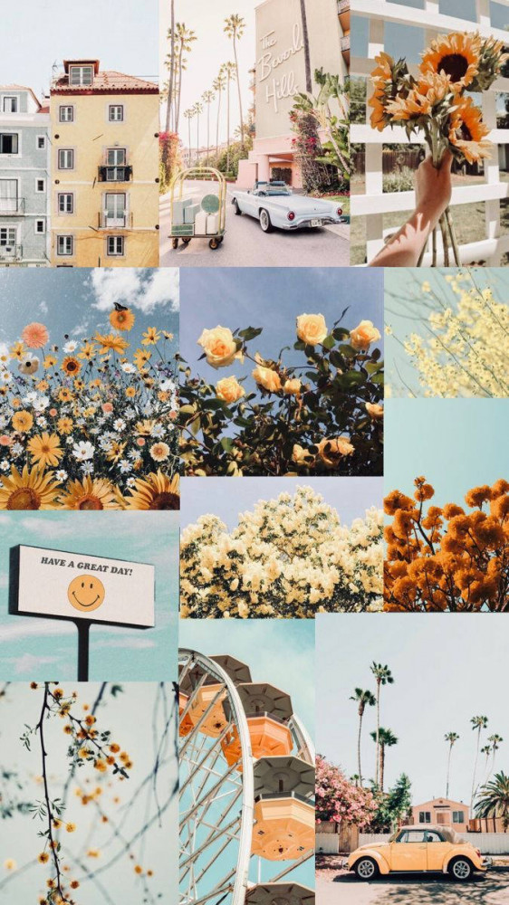 🔥 [40+] Aesthetic Spring Yellow Wallpapers | WallpaperSafari