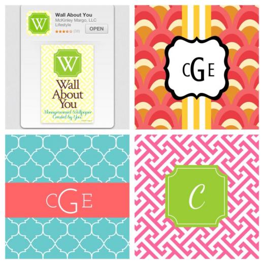 Free download Cute Monogram Wallpaper Monograms Pinterest [640x960] for ...