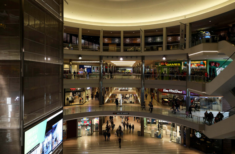🔥 Free Download Bustling Shopping Mall With Modern Architecture ...