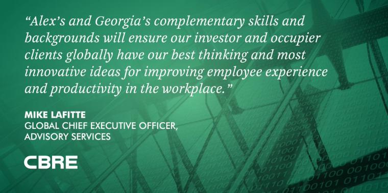 🔥 Free Download Cbre On Appoints Alex Andel And Georgia Collins Co by ...