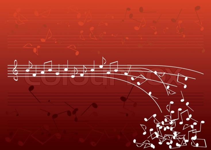 🔥 Free Download Wallpaper Music Blue Green Musical Notes Orange Red ...