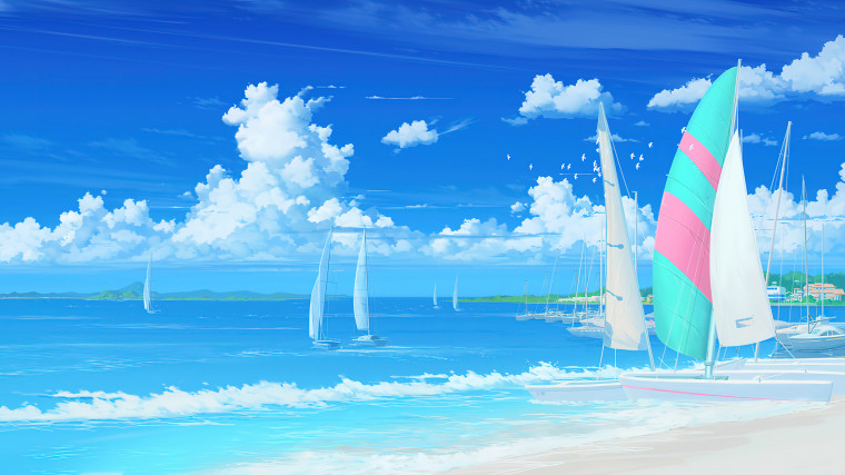 🔥 [20+] Anime Summer Laptop Wallpapers | WallpaperSafari