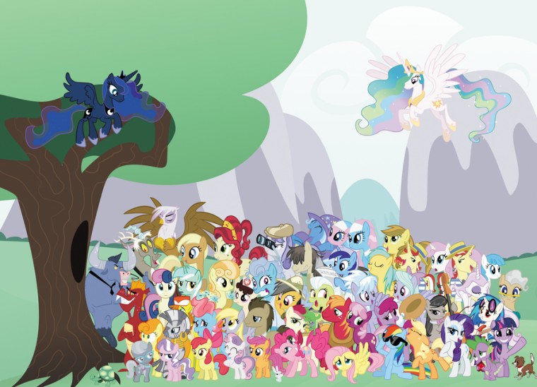 🔥 Free Download Mlp Fim Winter Scene Poster By Philiptomkins by ...