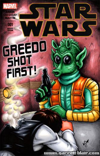 Free download Greedo shot first sketch cover by gb2k [482x750] for your ...