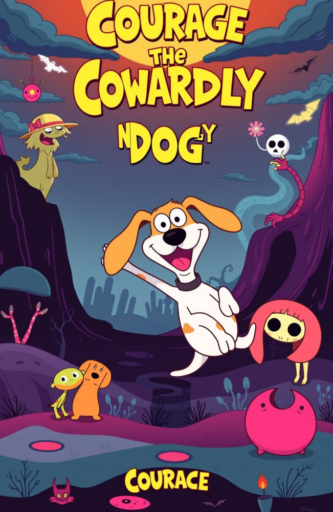 🔥 [90+] Courage the Cowardly Dog Wallpapers | WallpaperSafari