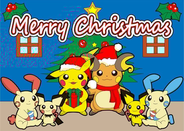 🔥 [80+] Pokemon Christmas Wallpapers | WallpaperSafari