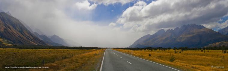 🔥 Free Download Wallpaper Road Distance Mountains Desktop by ...