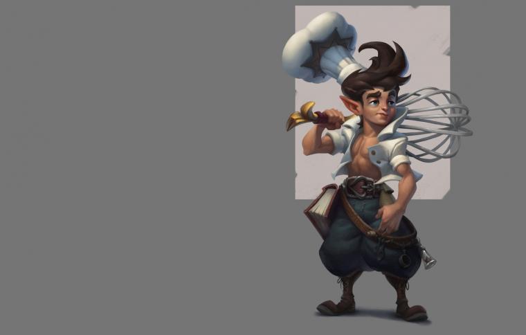 🔥 Free Download Wallpaper Elf Fantasy Art Cook Book Whisk Pastry Chef ...