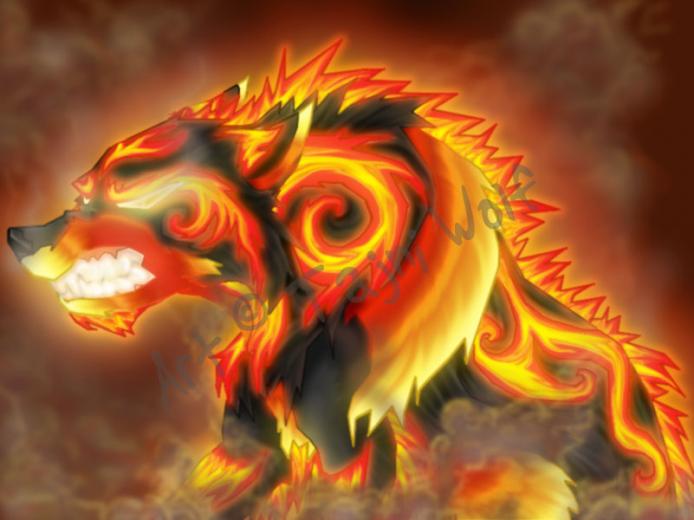 🔥 [60+] Fire Wolf Wallpapers | WallpaperSafari