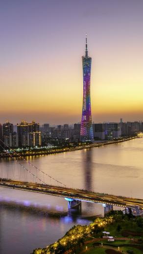 🔥 Free Download Wallpaper Beautiful Guangzhou Canton Tower Bridge River by @brittanysanchez ...