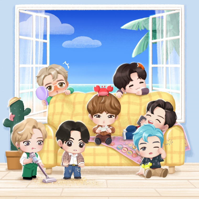 🔥 [70+] Bts Cartoon Wallpapers | WallpaperSafari