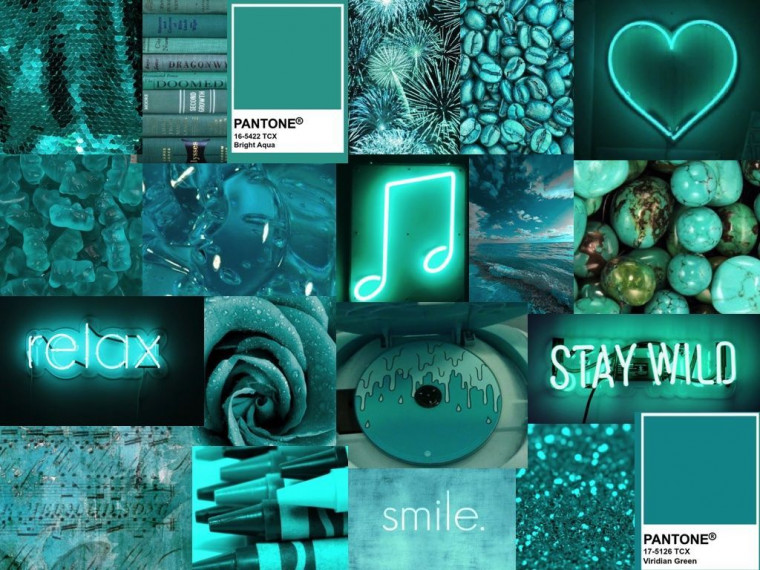 🔥 [60+] Turquoise Aesthetic Wallpapers | WallpaperSafari