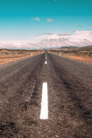 Free download Download Wallpaper 3840x1200 Road Marking Distance Dual ...