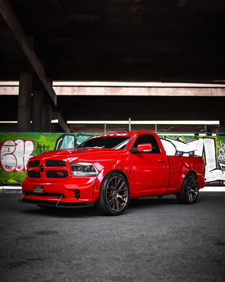 🔥 Free Download Ram R T Single Cab With Widebody And Huge Wheels Looks ...