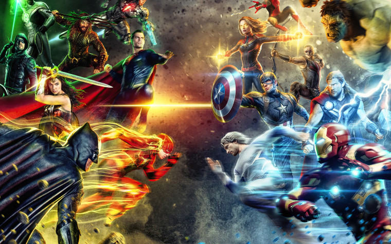 🔥 Free Download Dc Vs Marvel Heroes 5k 1080p Resolution Hd 4k Wallpaper ...