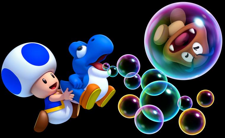 [15+] Super Mario Bros Blue Toad Wallpapers on WallpaperSafari