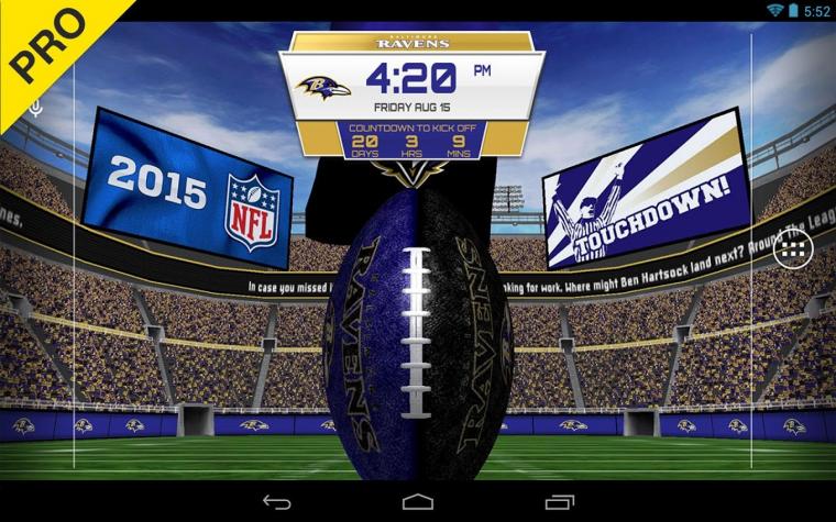 Free download NFL 2015 Live Wallpaper screenshot [1280x800] for your ...