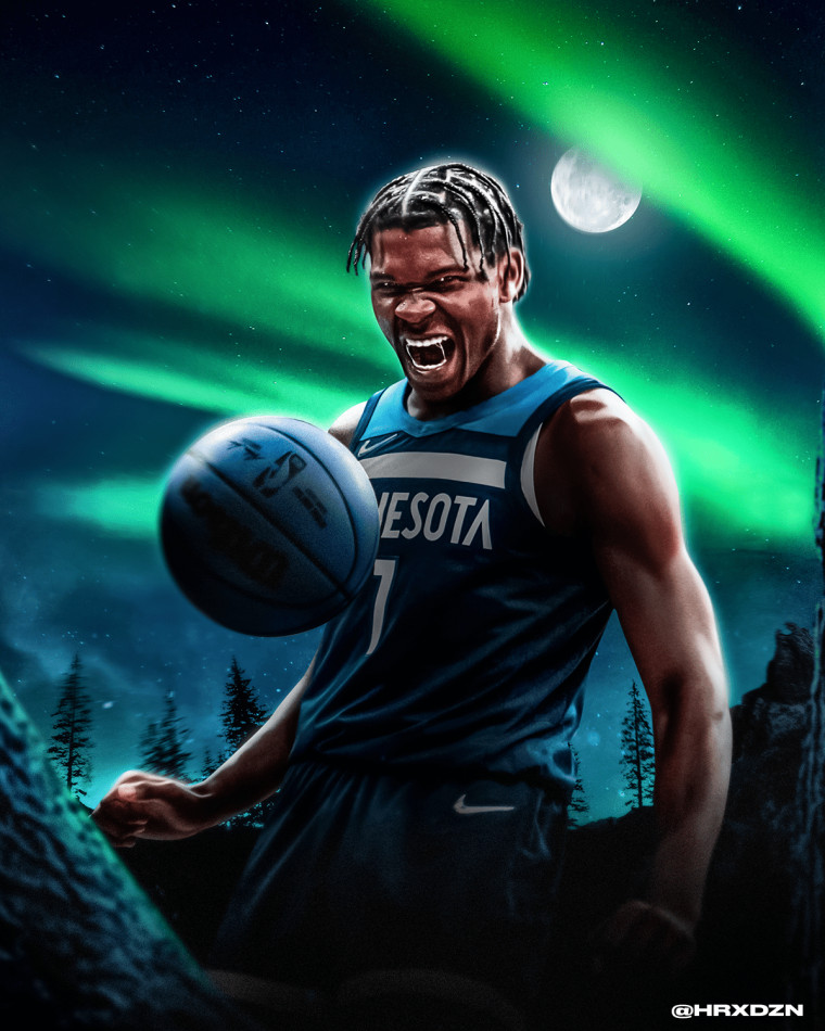 🔥 Free Download Anthony Edwards Manipulation On Wallpaper by ...