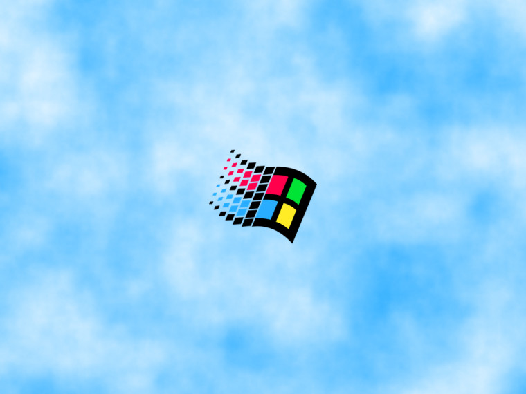 🔥 Free Download The Wallpaper Zone Microsoft Windows Retro Clouds by ...