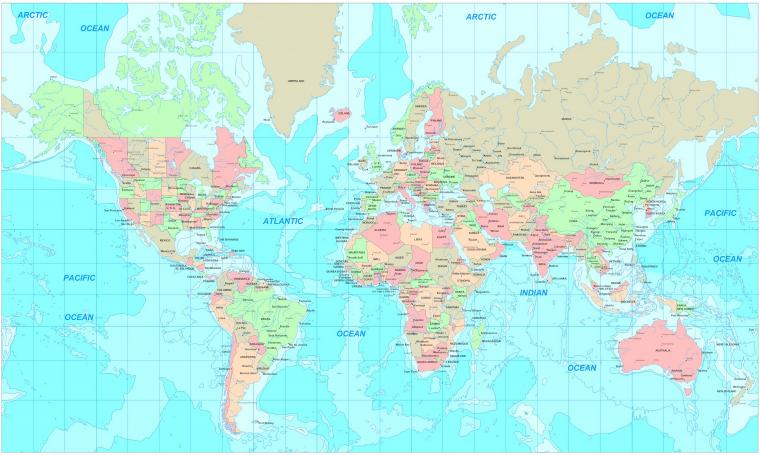 🔥 [50+] World Map Screensaver Wallpapers | WallpaperSafari