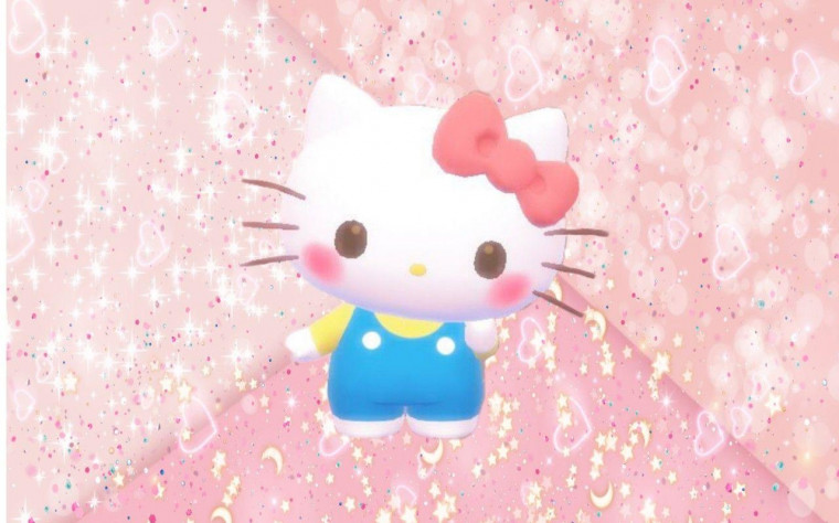 🔥 Free Download Hello Kitty Winking Yellow Desktop Wallpaper by ...