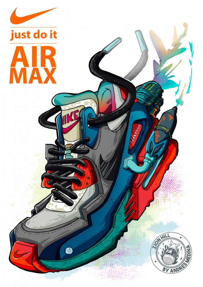 🔥 Free Download Cartoon Nike Shoes Wallpaper by @caitlynr8 ...