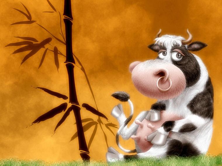 🔥 Free Download Pics Photos Cartoon Cow Wallpaper by @nathancarroll ...