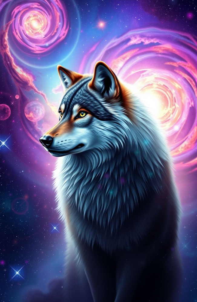 🔥 [60+] Galaxy Wolf Wallpapers | WallpaperSafari