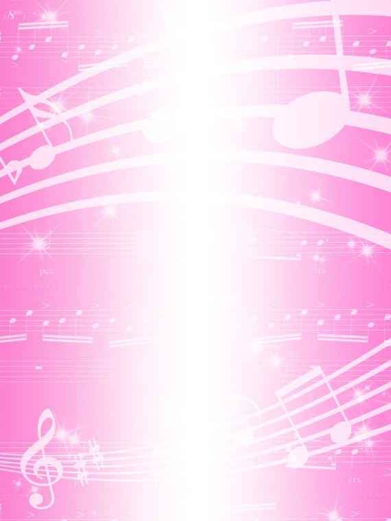🔥 Free Download Pink Music Notes Background Note Bg By by @rlee7 ...