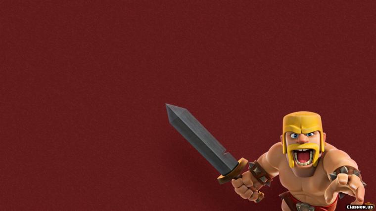 🔥 Free Download Barbarian Red Background Clash Of S Wallpaper Clasher ...