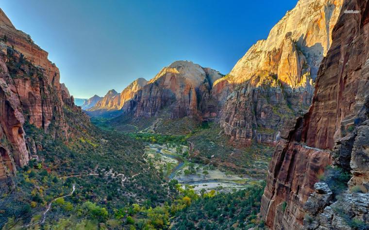 Free download Zion Narrows Spring Wallpaper [1600x1067] for your ...